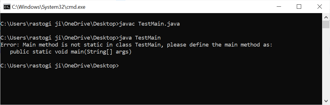Why Main Method Is Always Static In Java Online Tutorials Library List