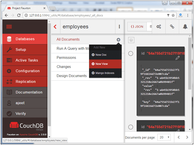Couchdb Create View Online Tutorials Library List