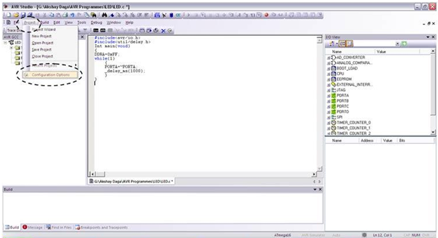 Programming using AVR Studio | Online Tutorials Library List ... Programming using AVR Studio | Online Tutorials Library List ...
