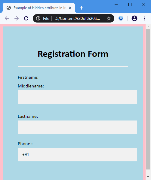 Html Hide Element Online Tutorials Library List