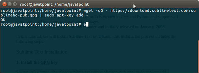 How To Install Sublime Text Editor In Ubuntu Online Tutorials Library List 0839