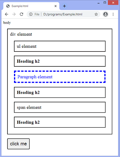 Jquery Prev Method Online Tutorials Library List