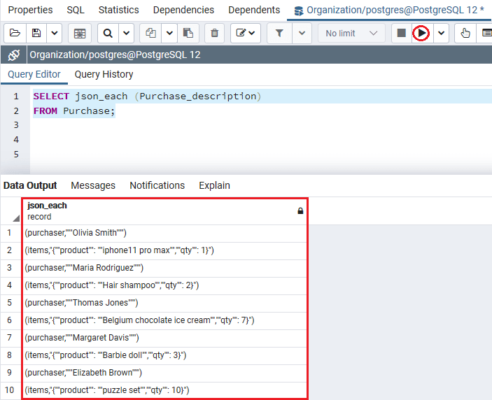 Postgresql Json Online Tutorials Library List