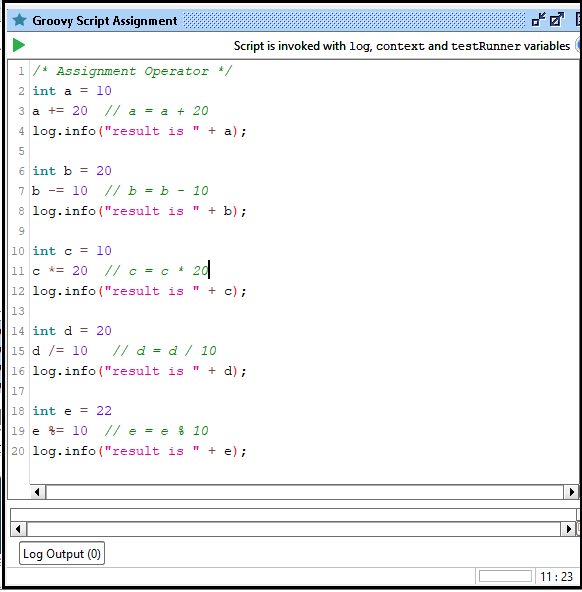 Soapui Operator Using Groovy Script Online Tutorials Library List